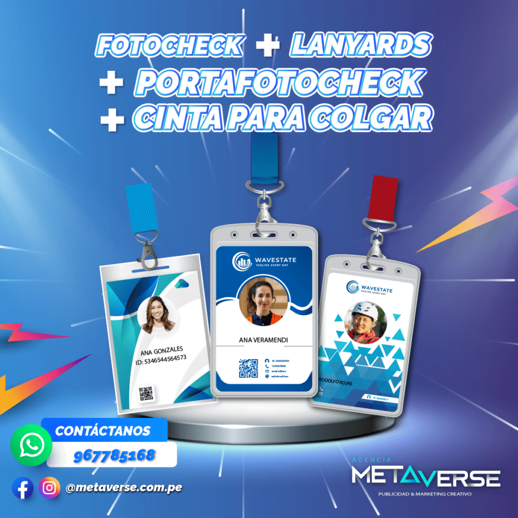 Fotocheck Personalizado - Destaca formalidad entre tu personal